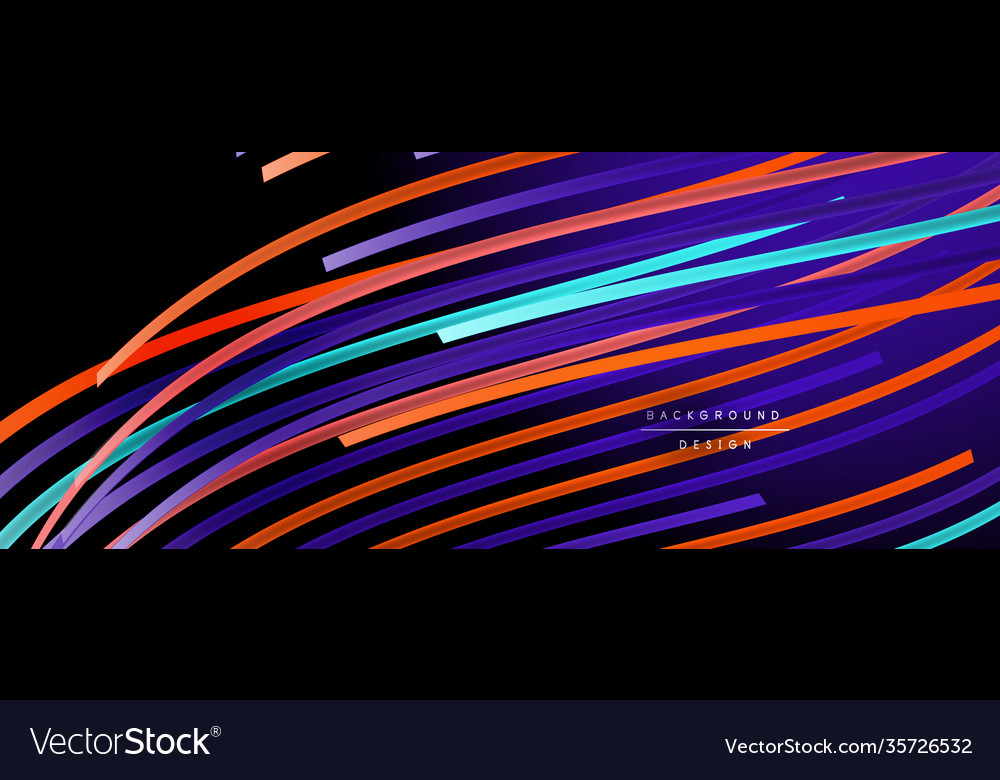 Abstract colorful lines background Royalty Free Vector Image