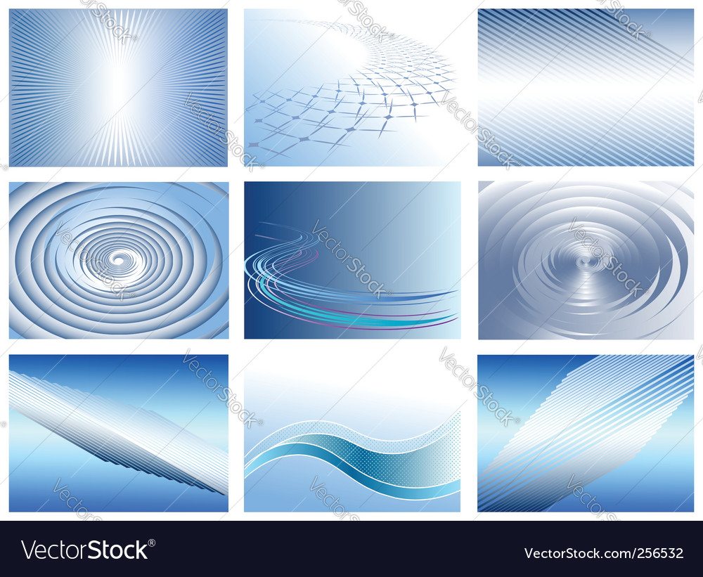 Backgrounds set Royalty Free Vector Image - VectorStock
