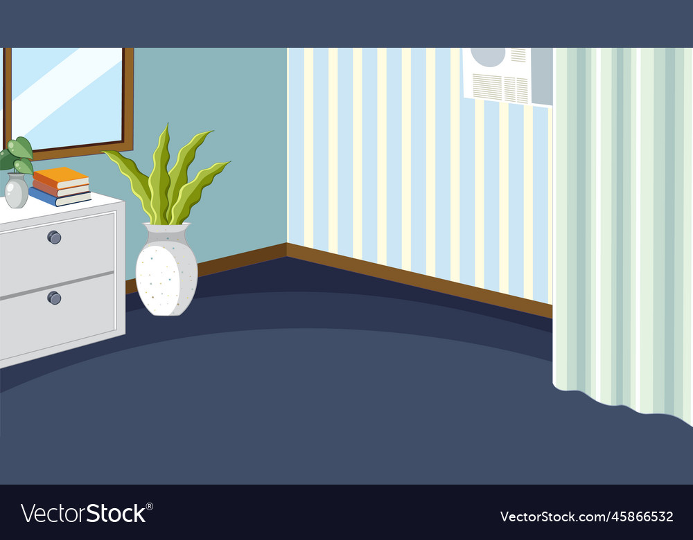 Empty room interior design Royalty Free Vector Image