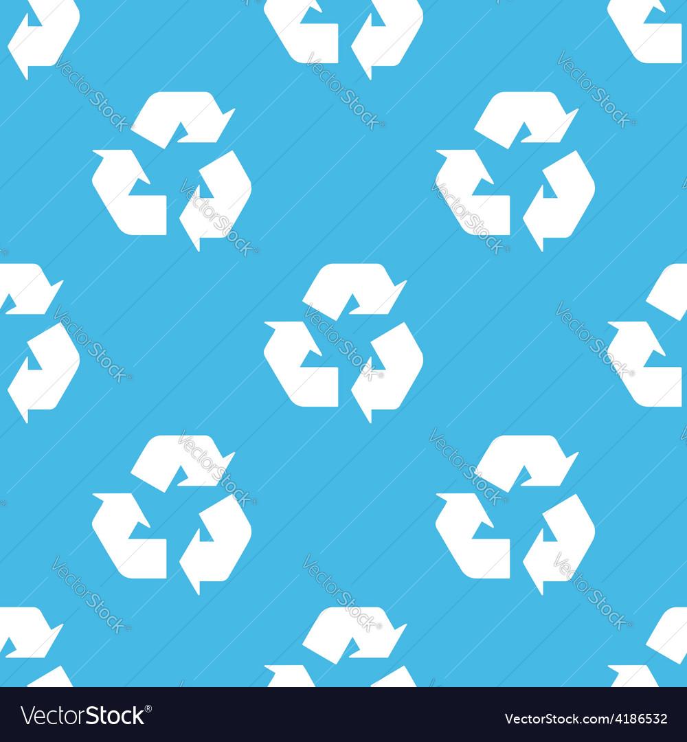 Recycling seamless pattern Royalty Free Vector Image