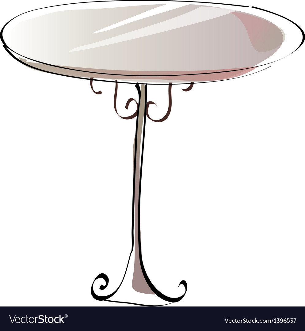 A table Royalty Free Vector Image - VectorStock