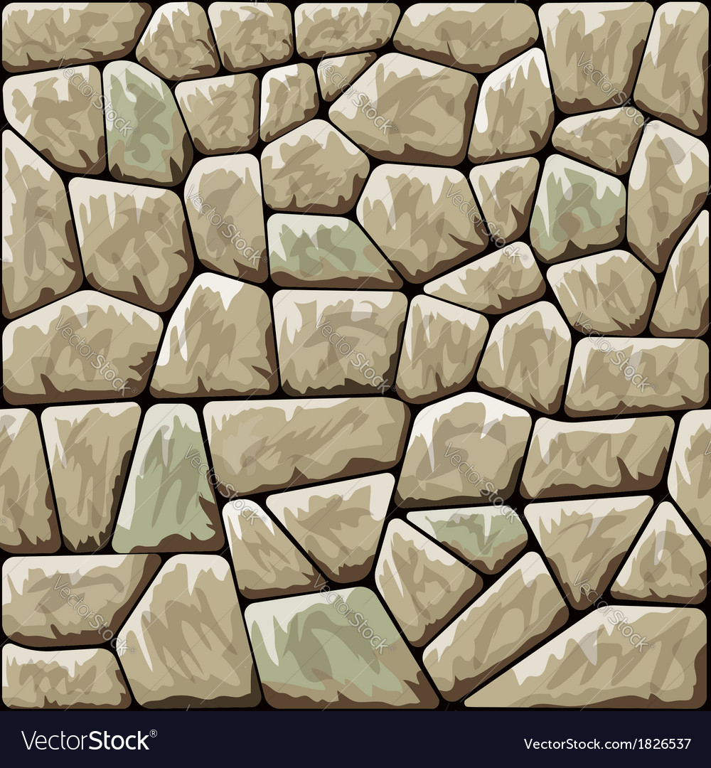 Brown stone seamless pattern Royalty Free Vector Image