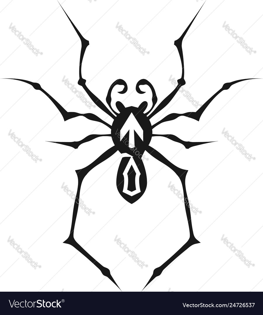 Decoration spider icon simple style Royalty Free Vector