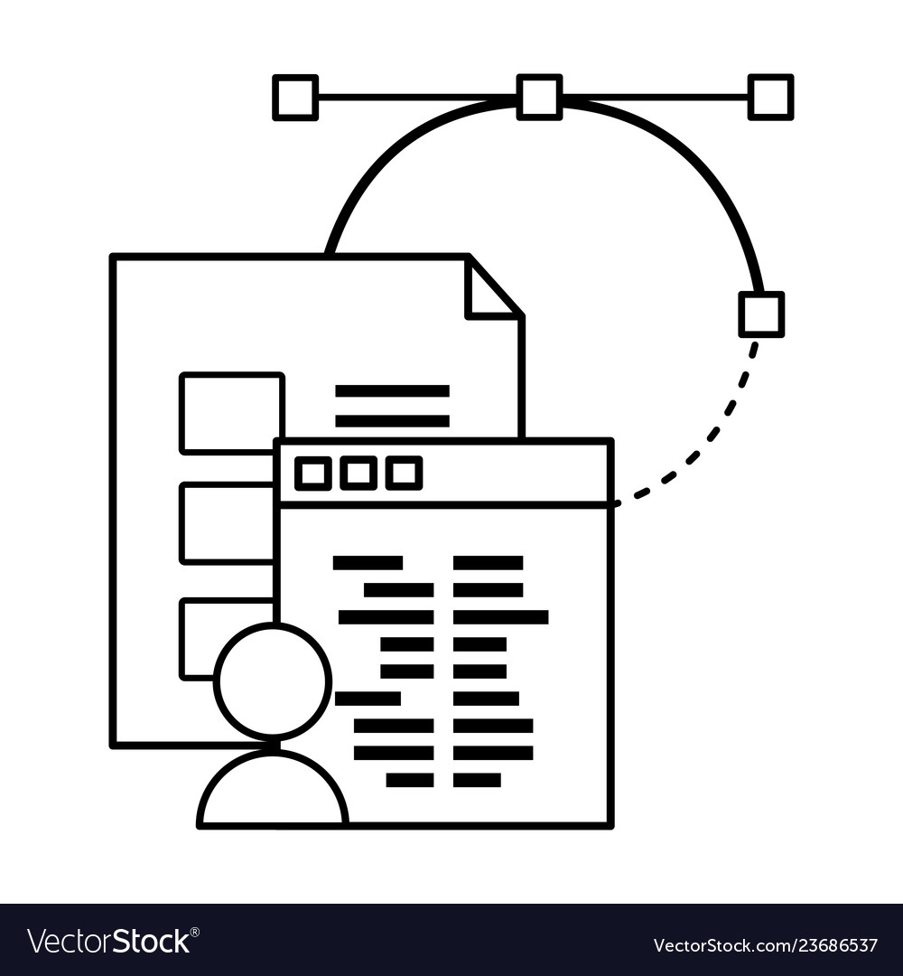 Technology computing cartoon Royalty Free Vector Image