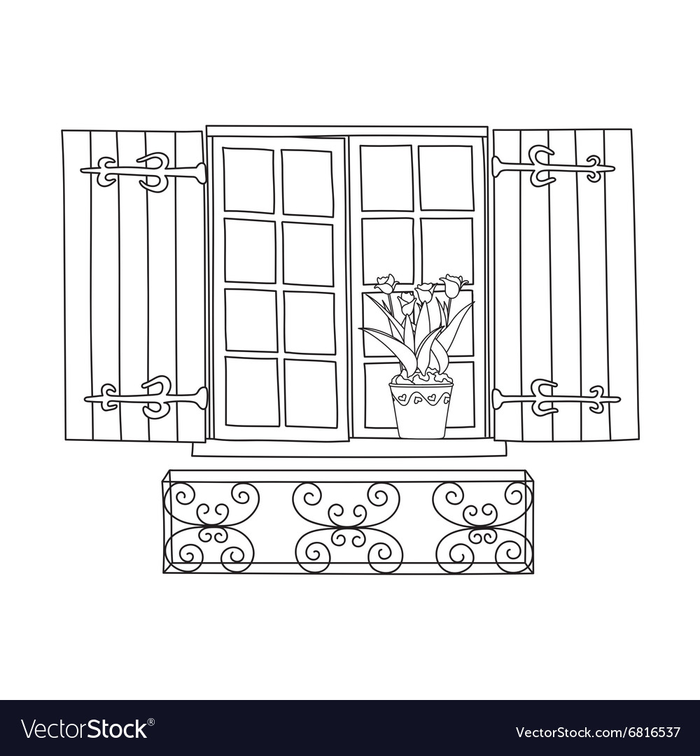 Window Royalty Free Vector Image - VectorStock