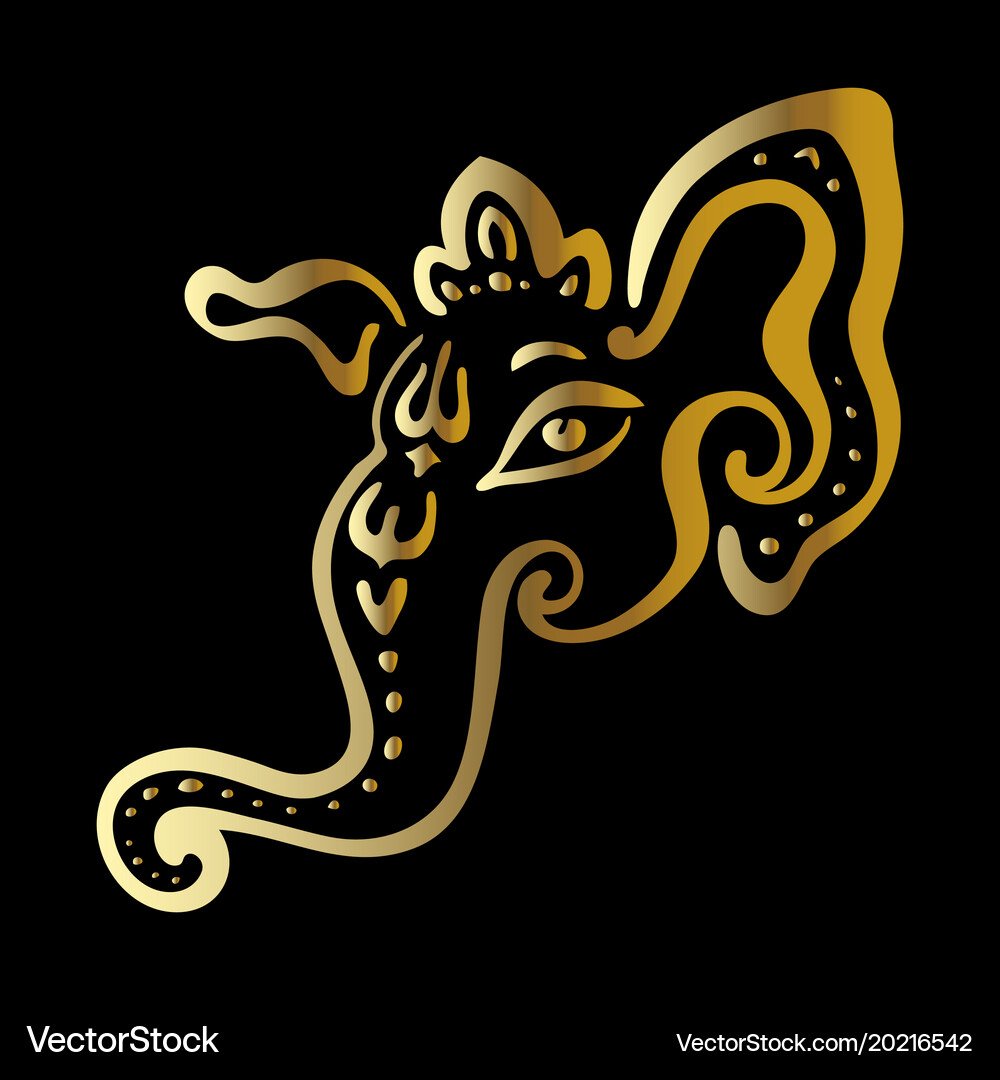 Lord ganesha ganapati Royalty Free Vector Image