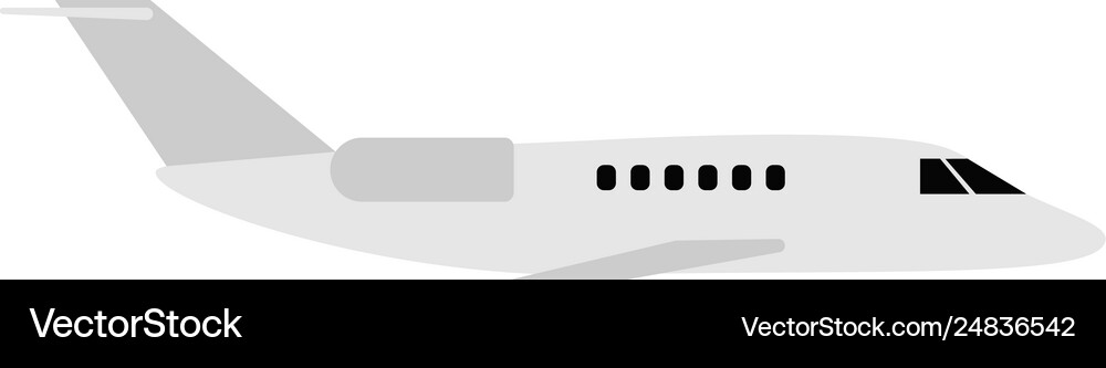 Plane flat Royalty Free Vector Image - VectorStock