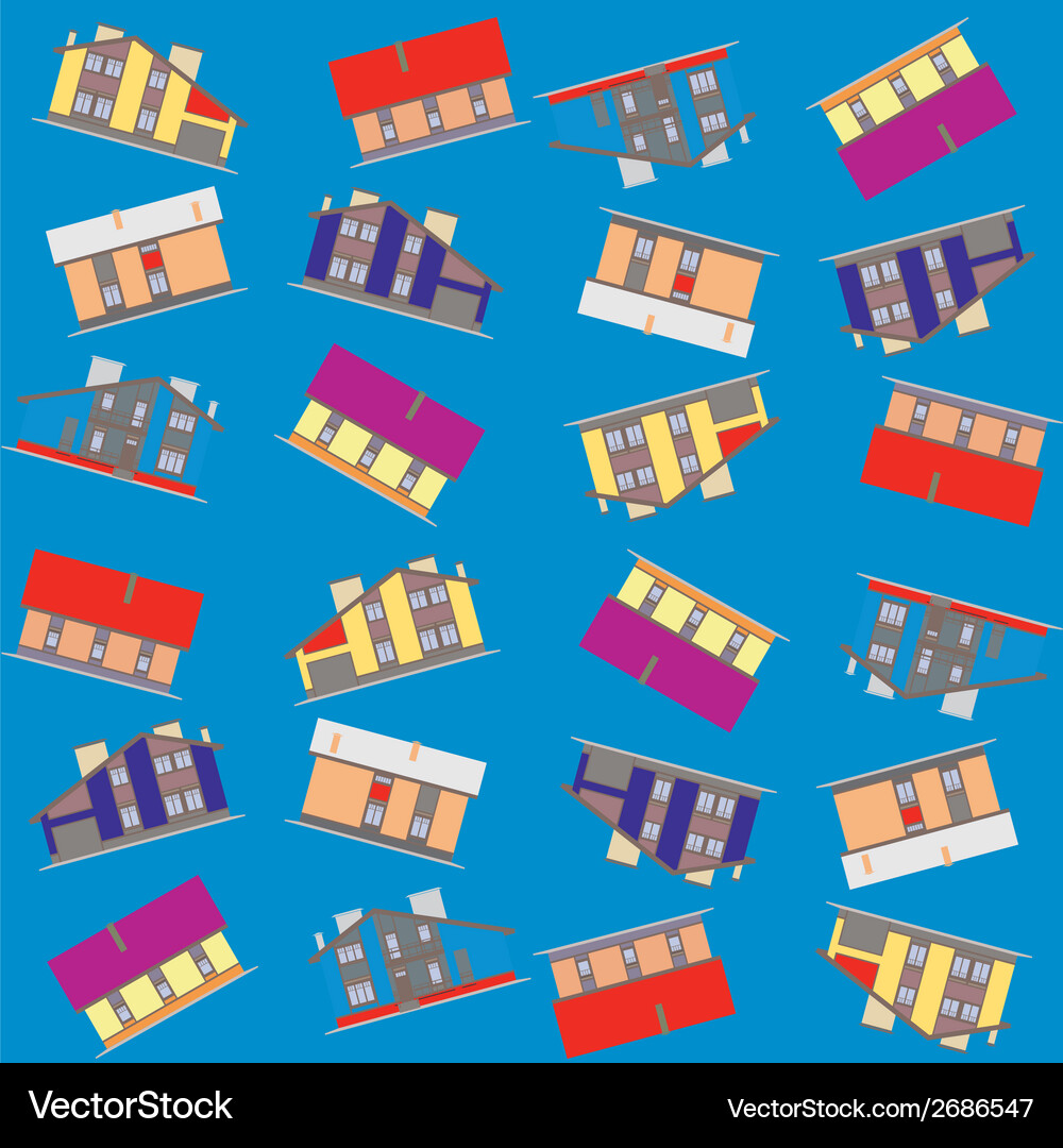 Architectural pattern seamless Royalty Free Vector Image