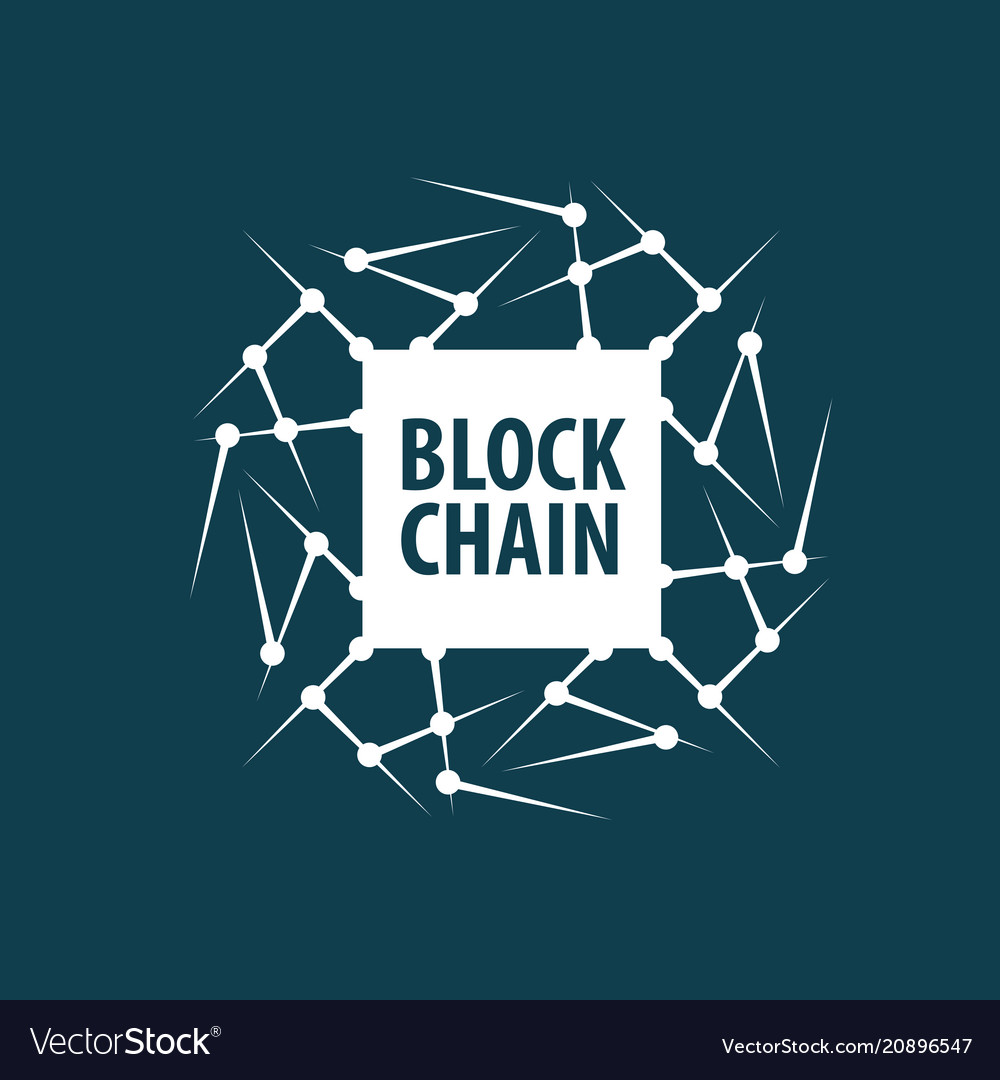 Logo blockchain Royalty Free Vector Image - VectorStock