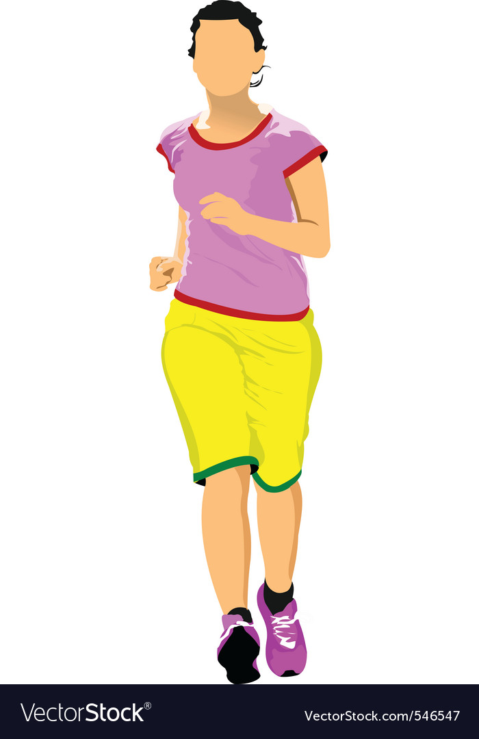 Runner Royalty Free Vector Image - VectorStock Runner Royalty Free Vector Image - VectorStock