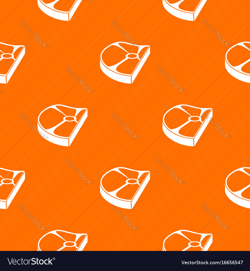 Steak pattern seamless Royalty Free Vector Image