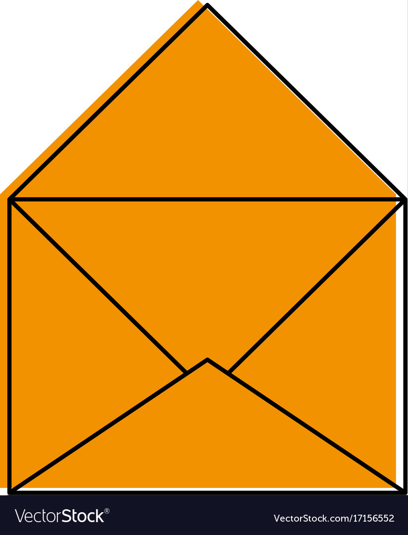 Isolated envelope design Royalty Free Vector Image