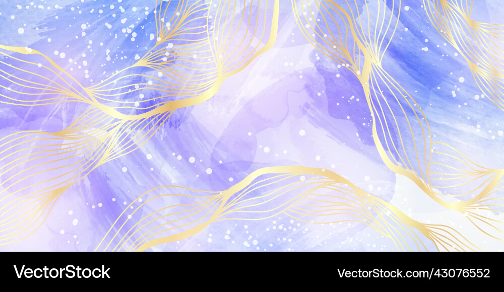 Purple rose and lavender liquid marble background Vector Image