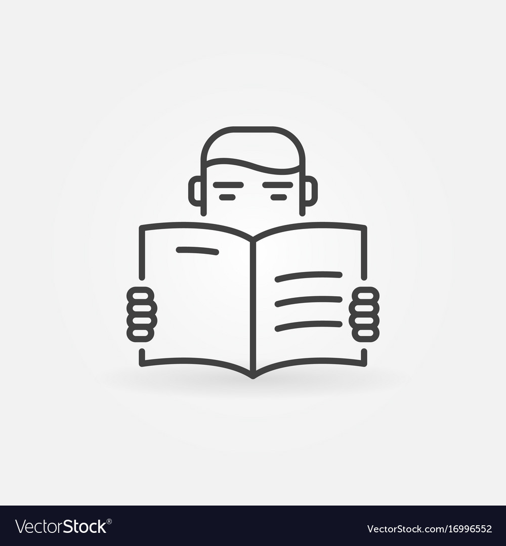 Reading icon Royalty Free Vector Image - VectorStock