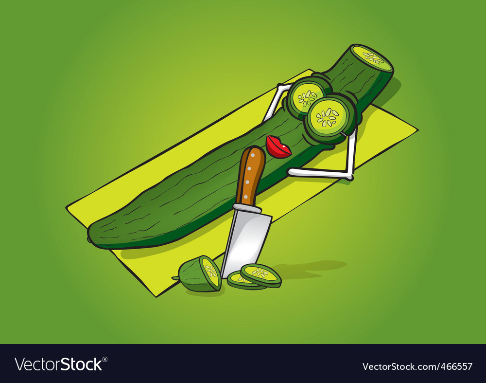 Cucumber Royalty Free Vector Image - VectorStock