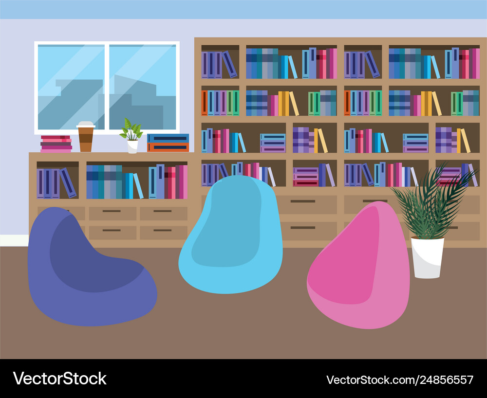 Furniture room cartoon Royalty Free Vector Image