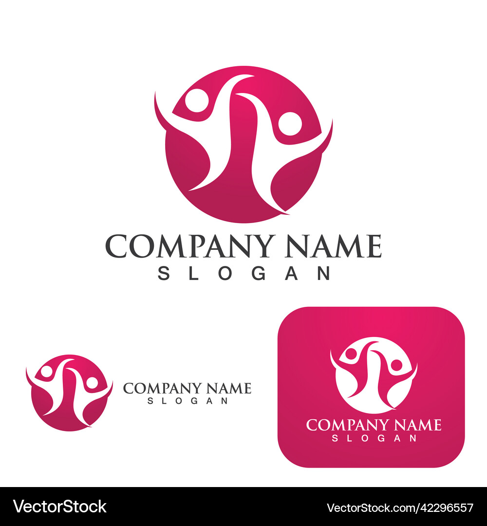 Health logo sign Royalty Free Vector Image - VectorStock