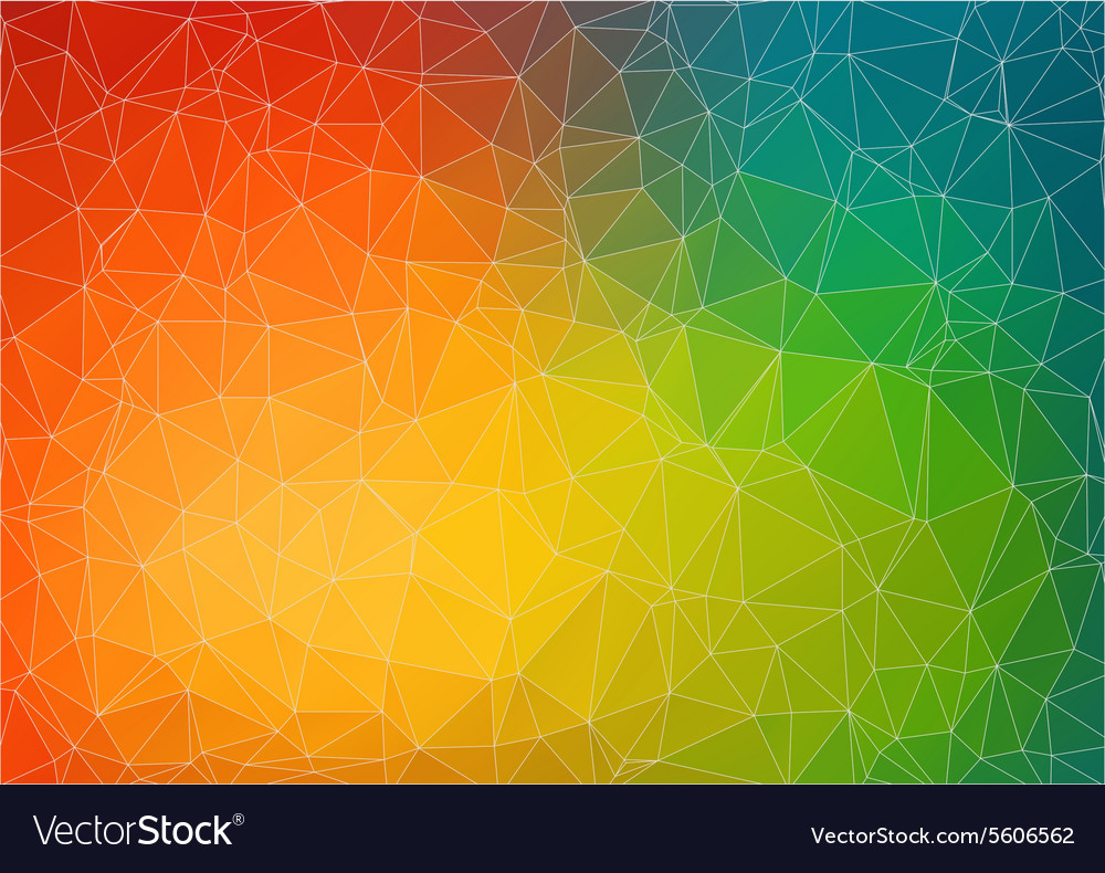 Abstract 2d geometric colorful background Vector Image