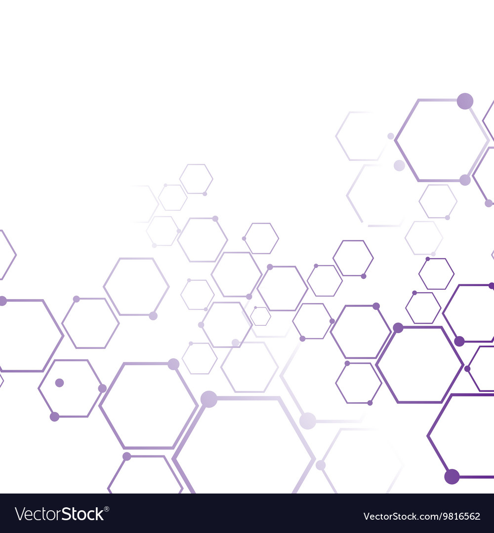 Abstract Molecular Connection Royalty Free Vector Image