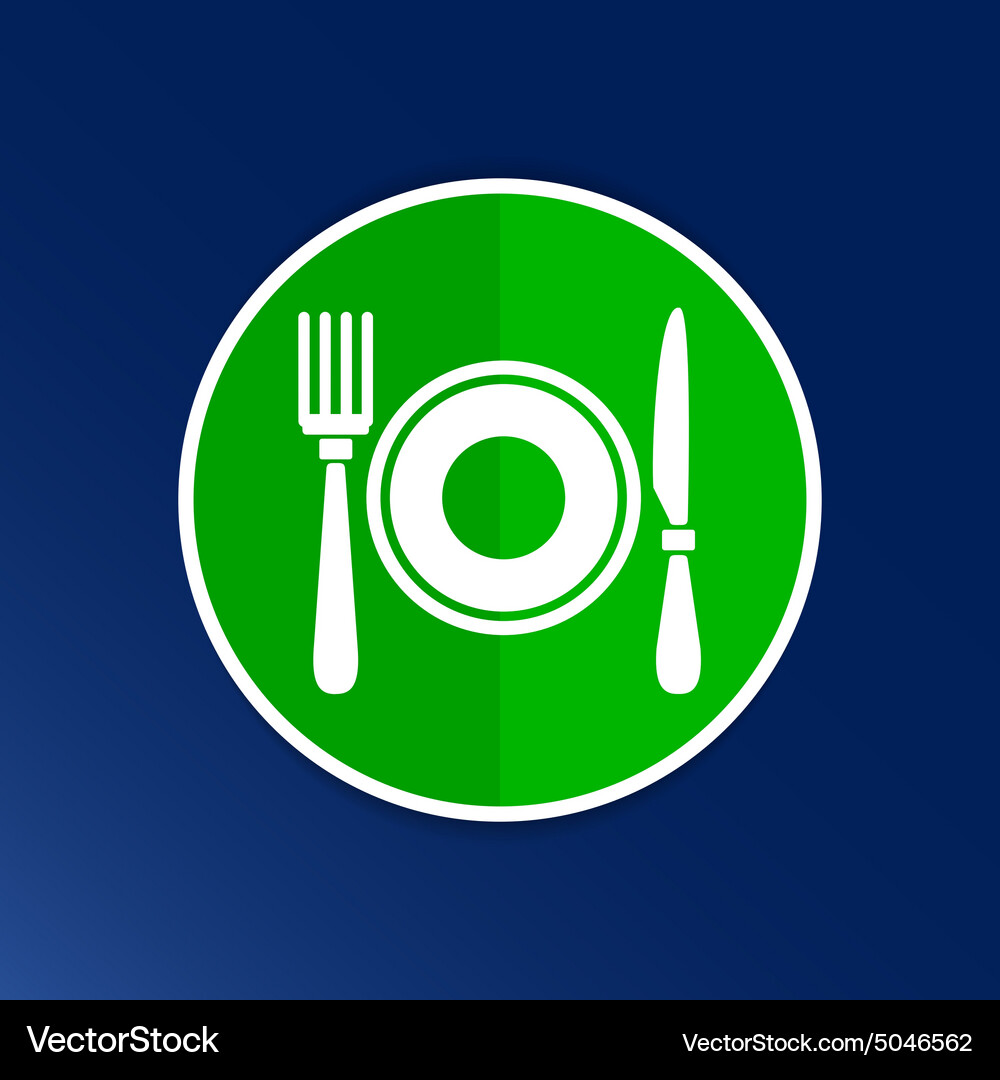 Restaurant menu symbol such logo food cafe Vector Image