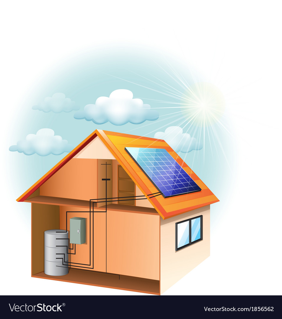 Solar panel Royalty Free Vector Image - VectorStock