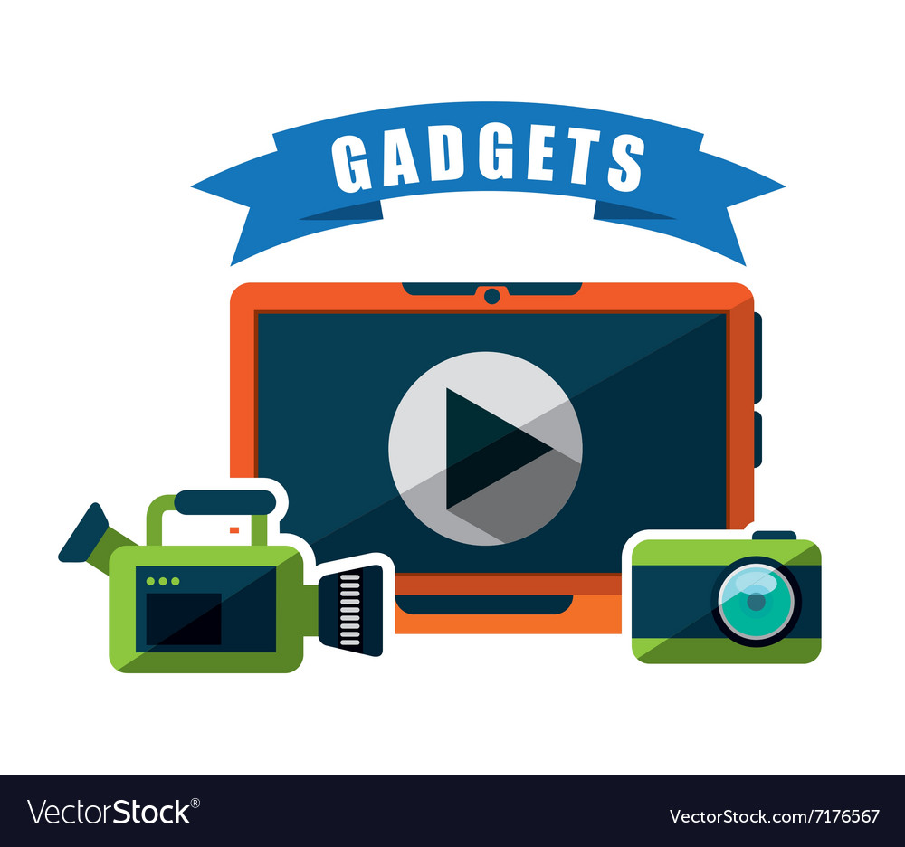 Gadgets technology design Royalty Free Vector Image