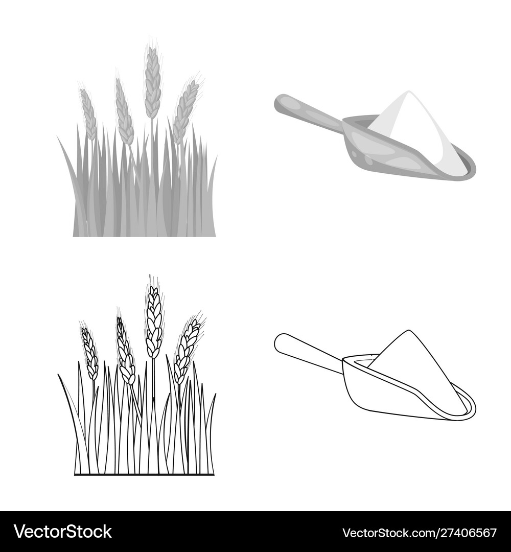 Isolated object agriculture and farming icon Vector Image