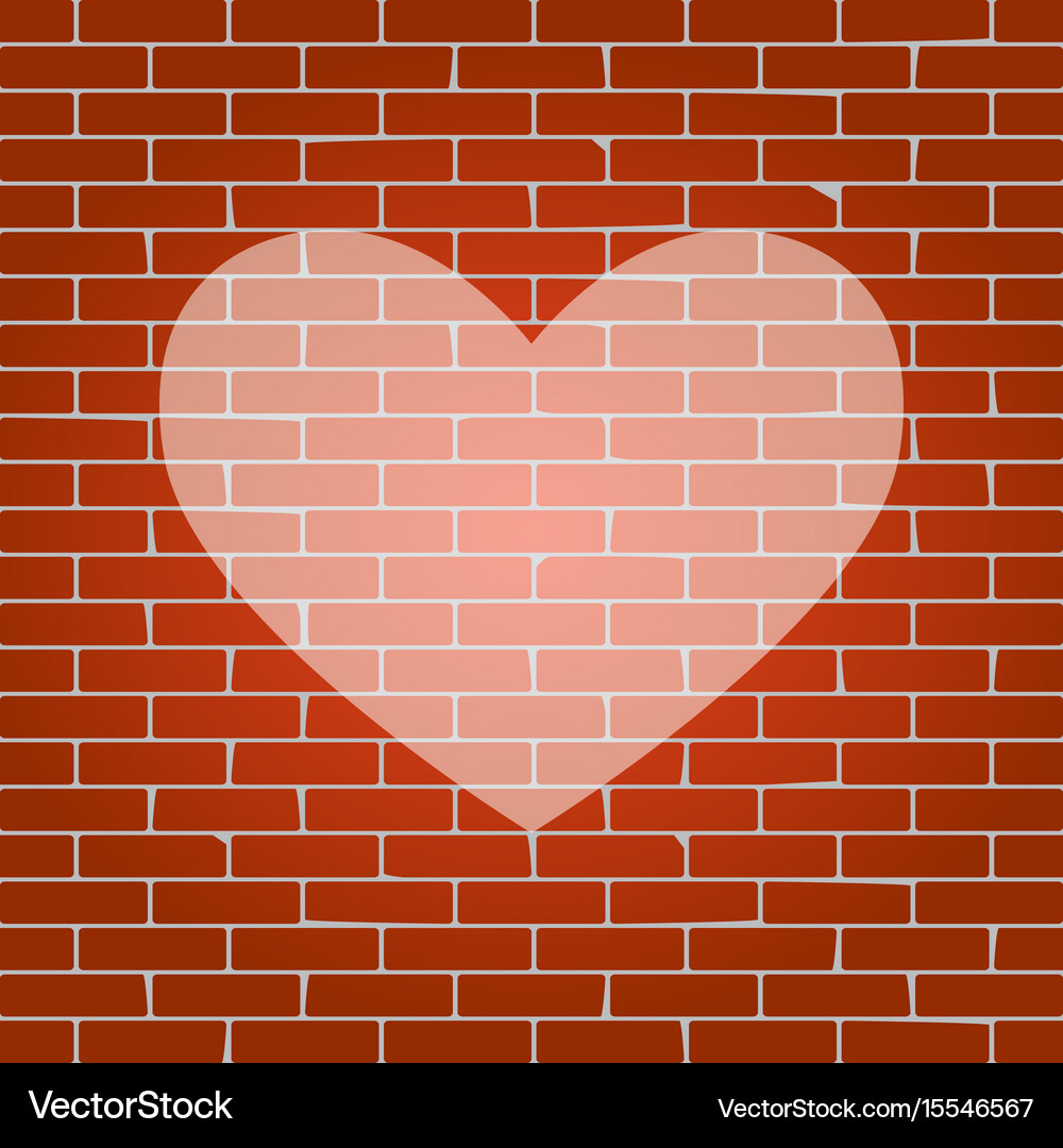 Tie sign whitish icon on brick wall Royalty Free Vector