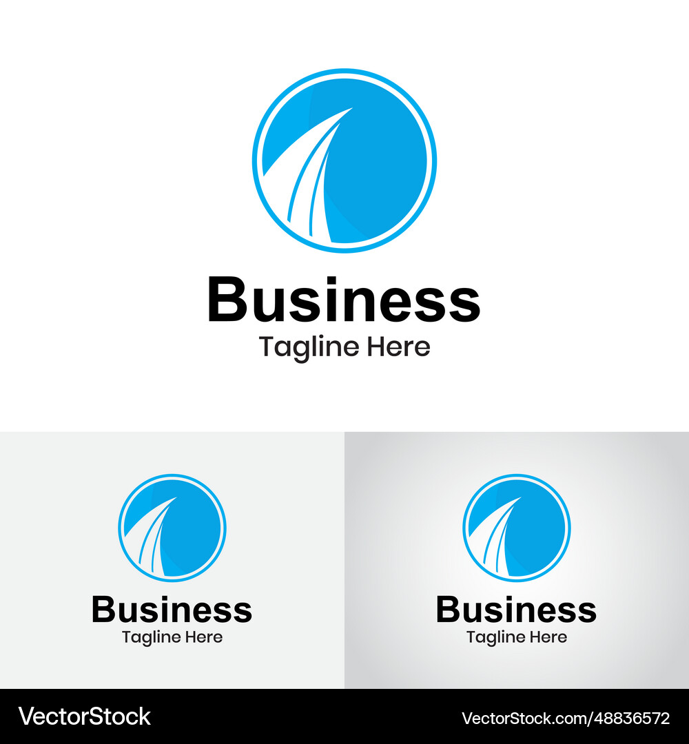 Business logo design template sign Royalty Free Vector Image