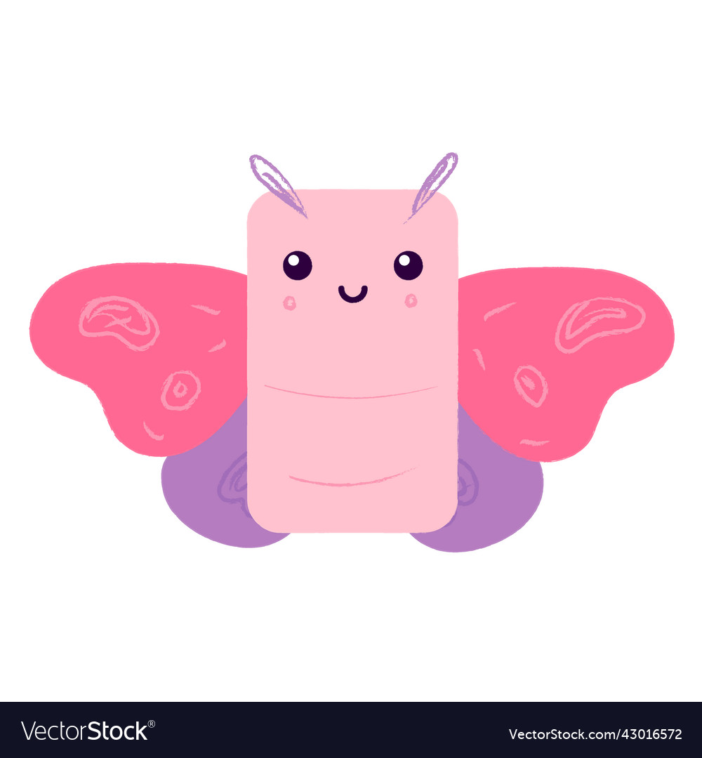 Happy moth flat Royalty Free Vector Image - VectorStock