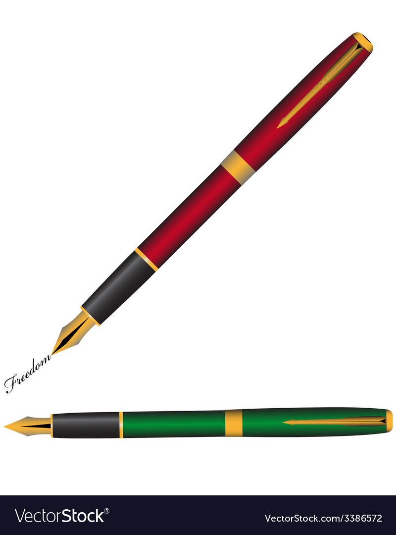 Pens Royalty Free Vector Image - VectorStock