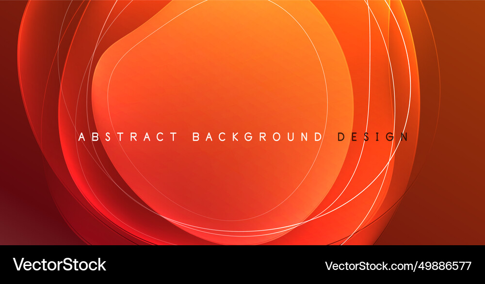 Colorful transparent flowing fluid shapes Vector Image