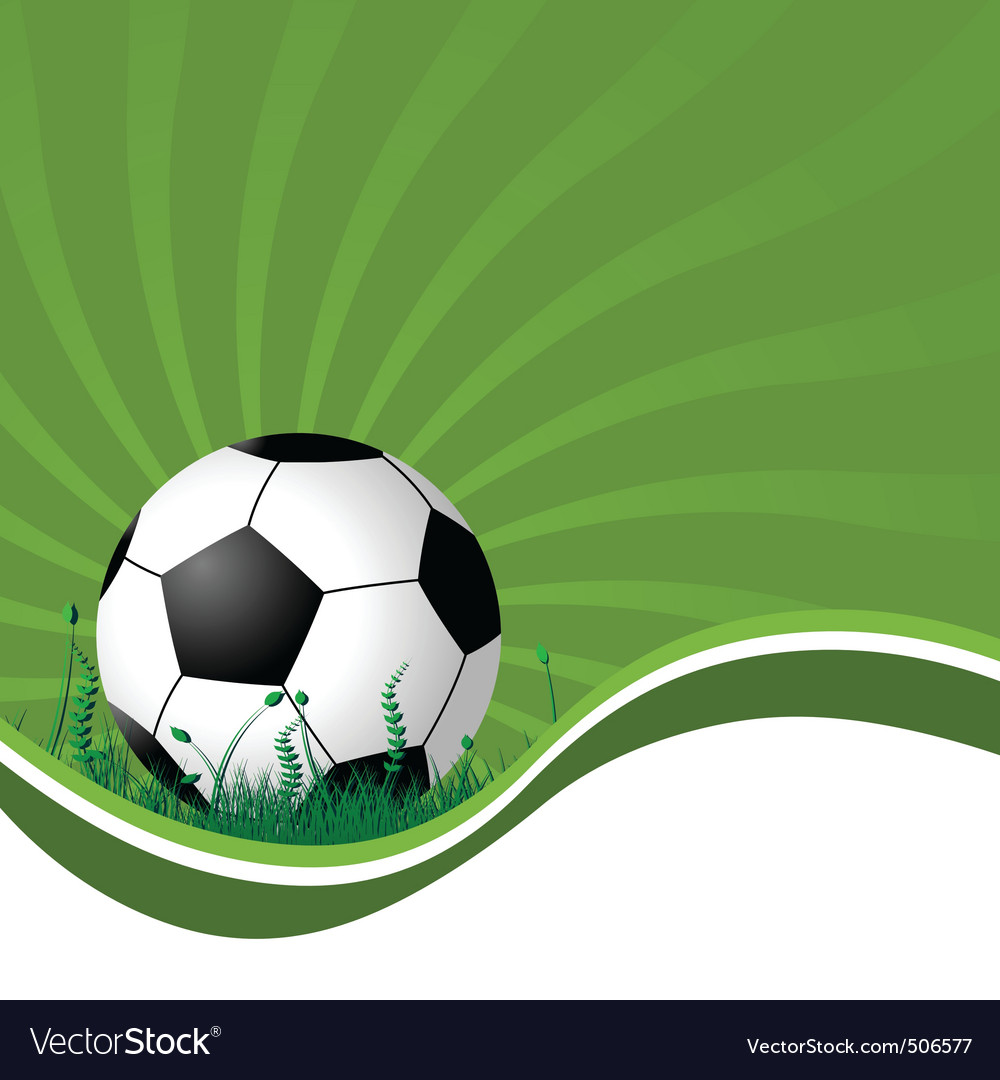 Soccer background Royalty Free Vector Image - VectorStock