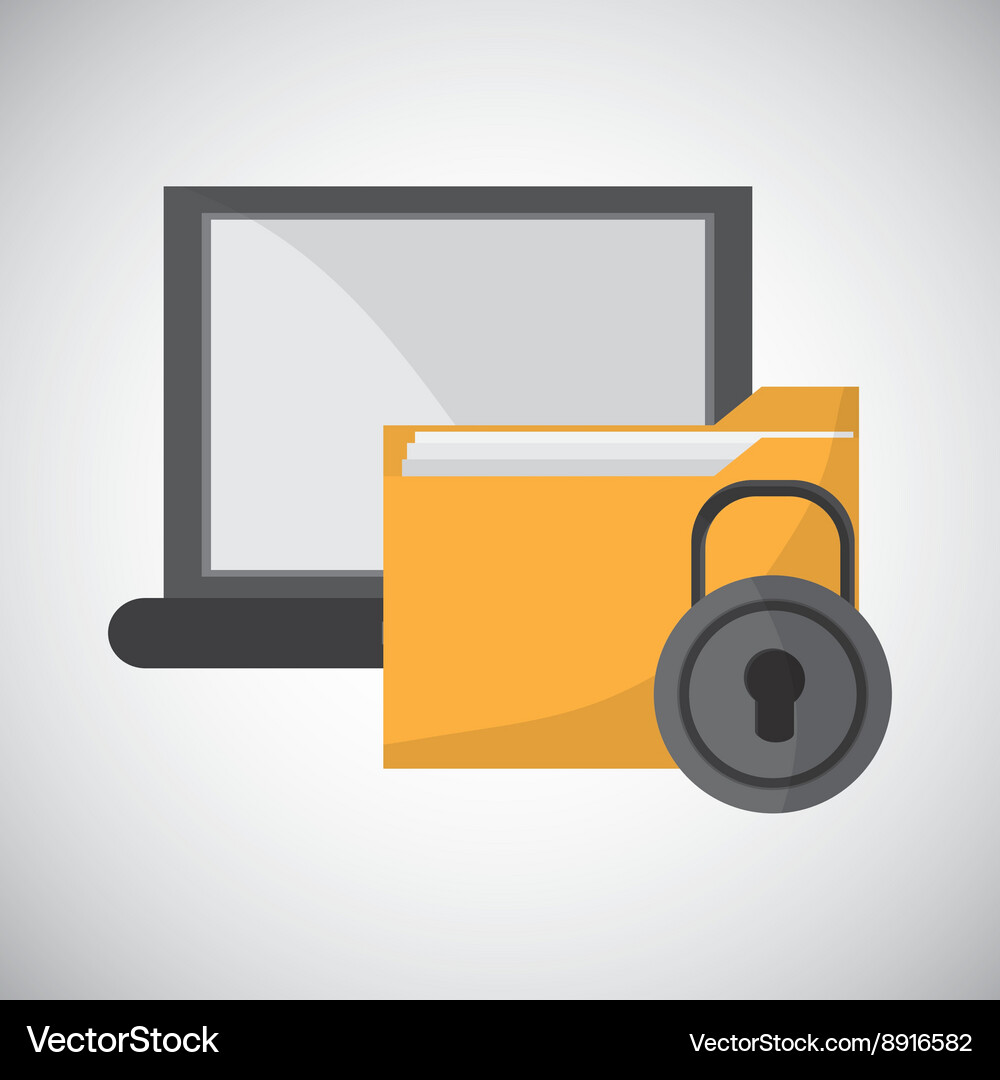 File design online concept isolated Royalty Free Vector
