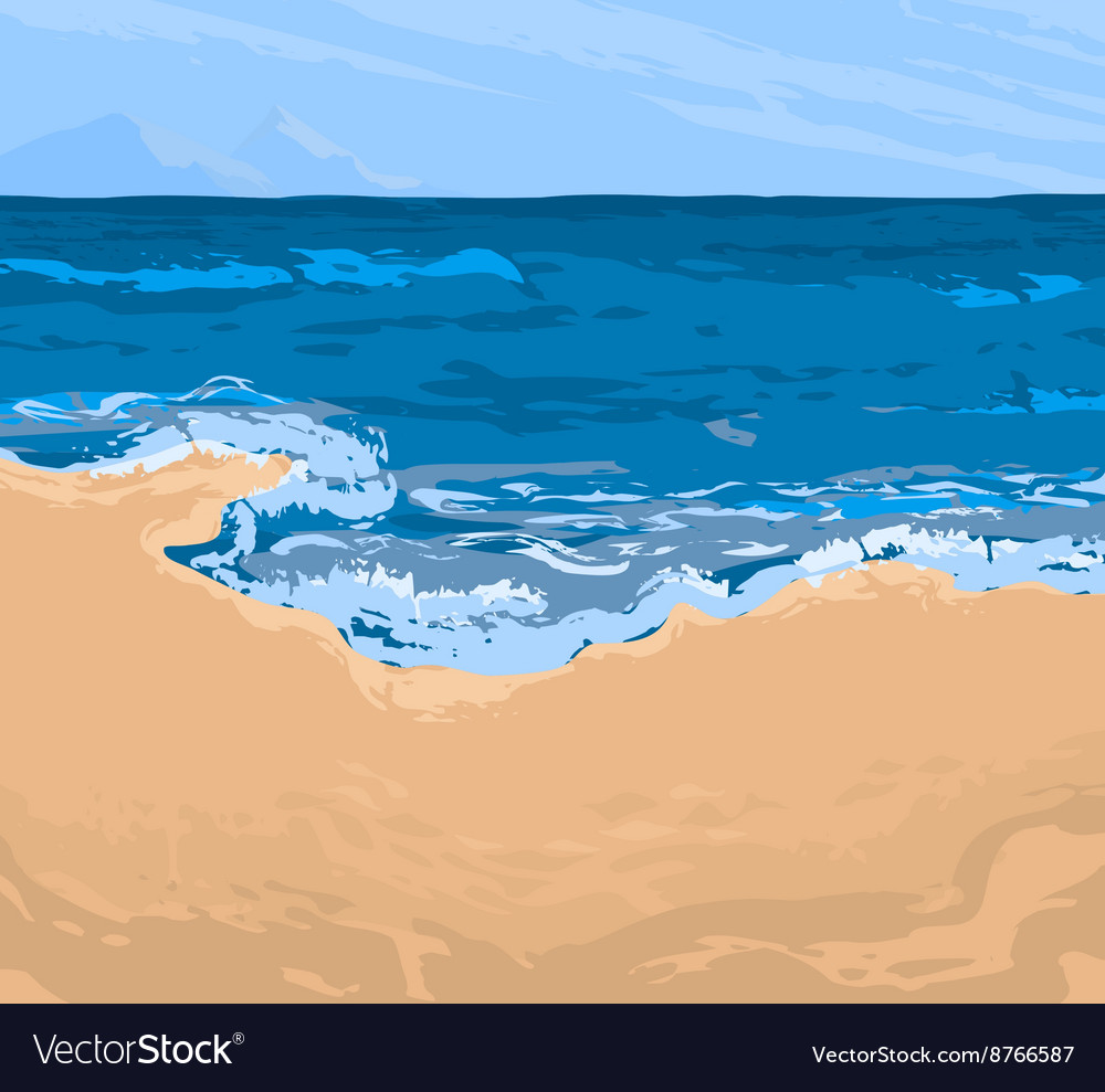 Beach Royalty Free Vector Image - VectorStock