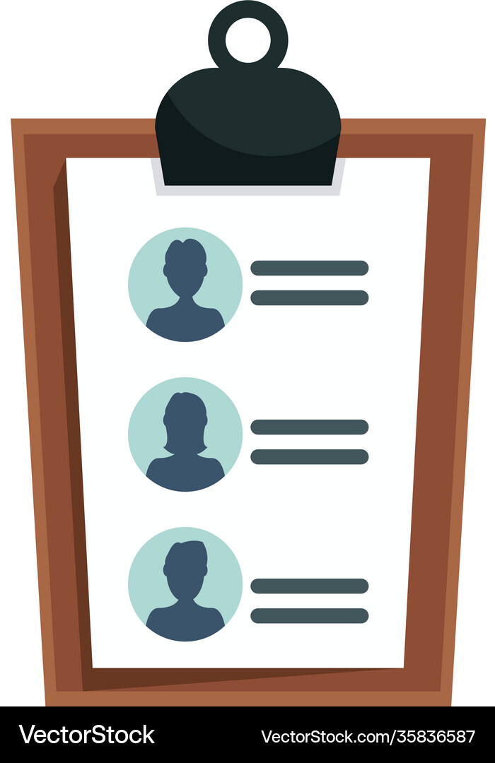 Checklist clipboard document isolated style Vector Image