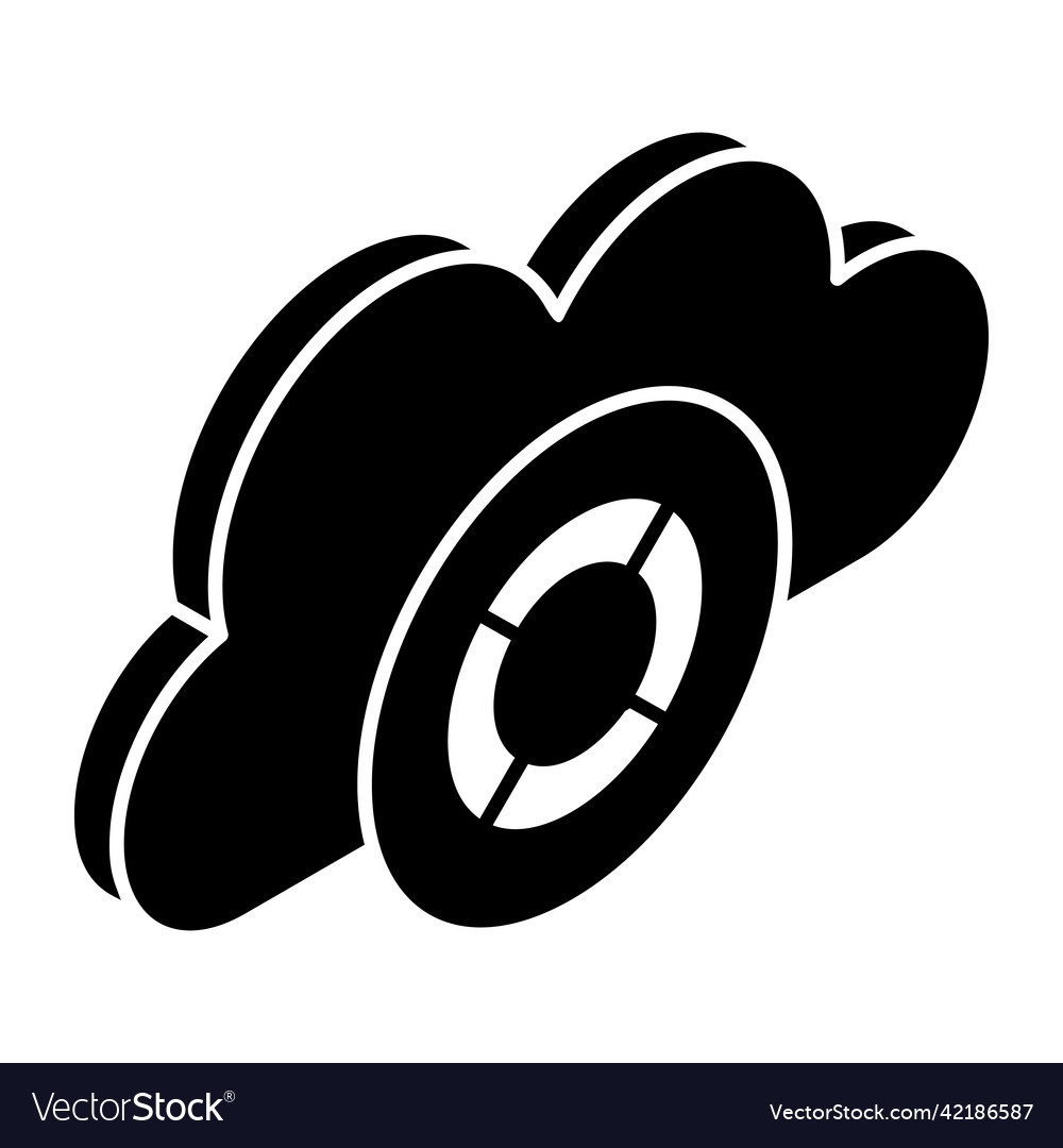 Cloud chart Royalty Free Vector Image - VectorStock