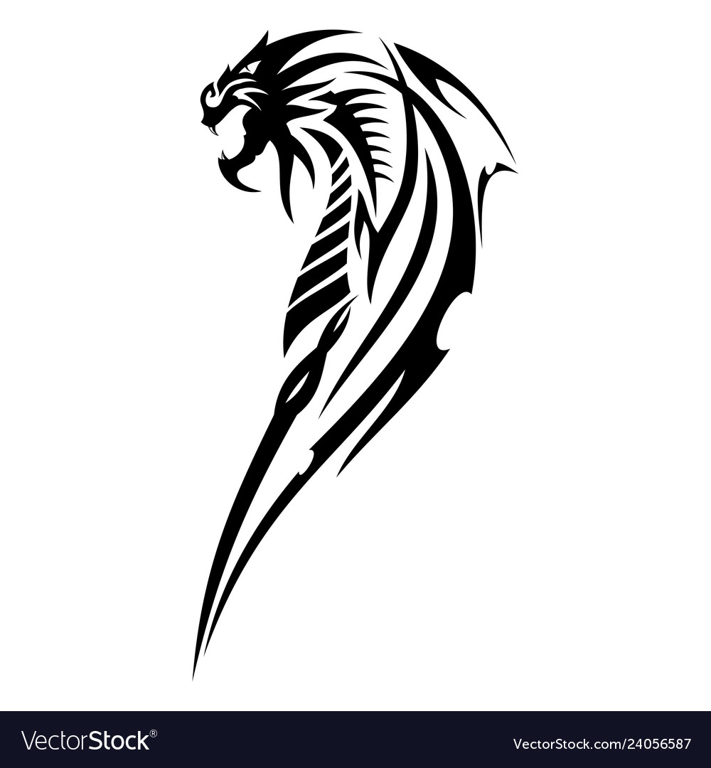 Dragon 2 Royalty Free Vector Image - VectorStock