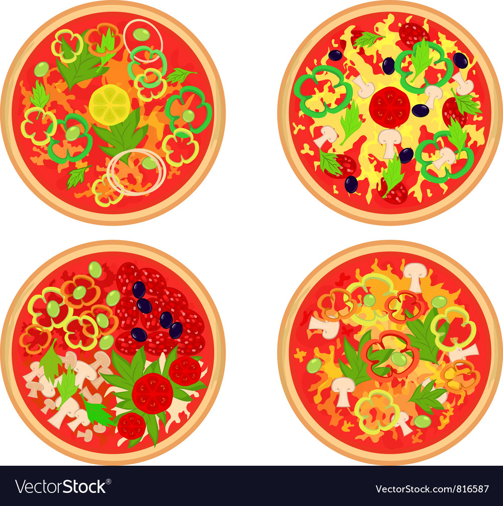 Pizza Royalty Free Vector Image - VectorStock