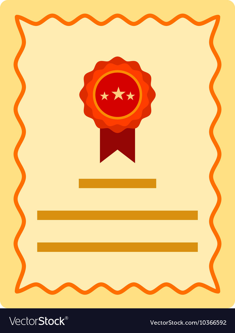 Certification Royalty Free Vector Image - VectorStock