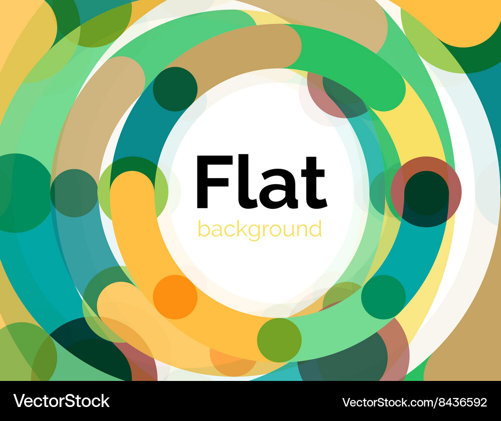 Geometric swirl and circle lines abstract Vector Image