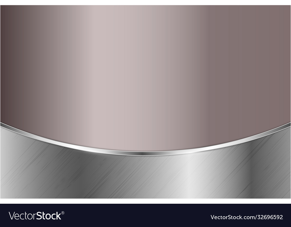 Metallic background Royalty Free Vector Image - VectorStock