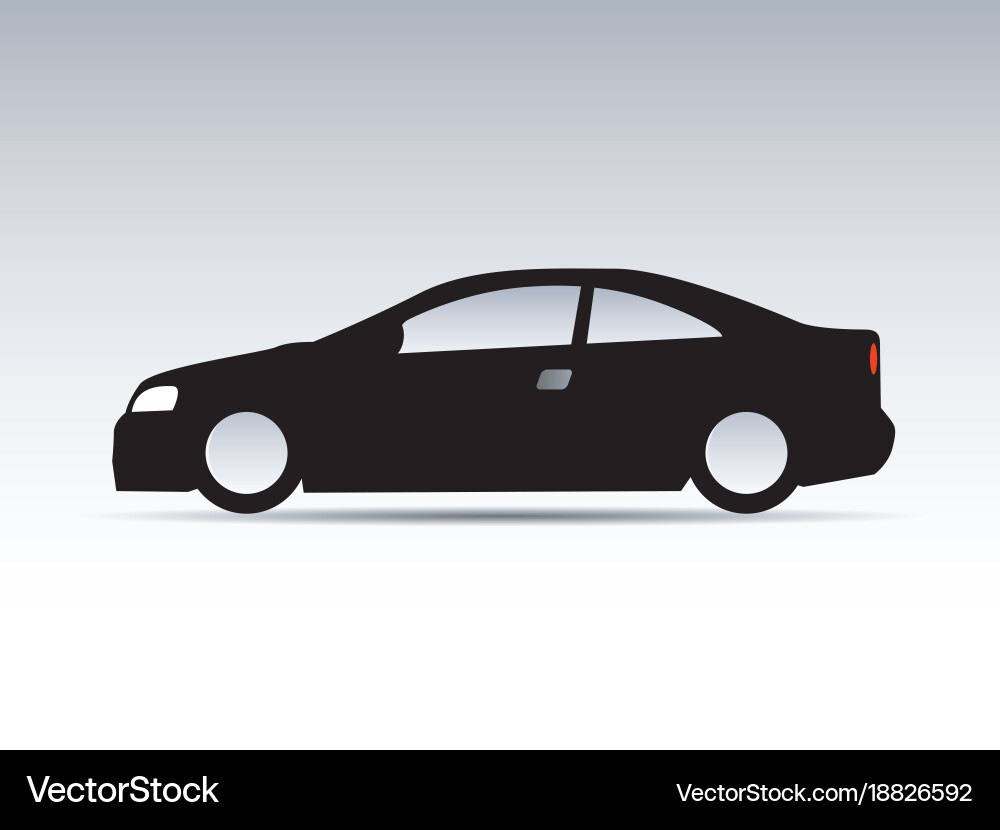 Modern shapes and icon car Royalty Free Vector Image