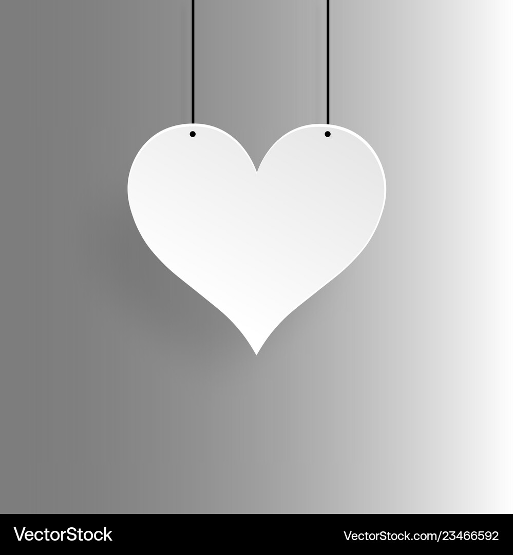 Plain White Heart