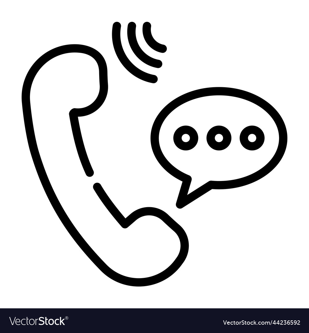 Phone call Royalty Free Vector Image - VectorStock