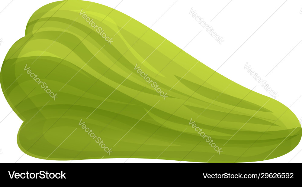 Whole chayote icon cartoon style Royalty Free Vector Image