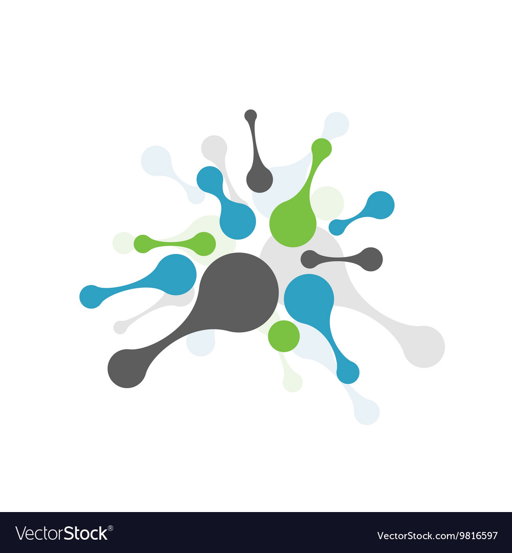 Abstract Molecular Connection Royalty Free Vector Image