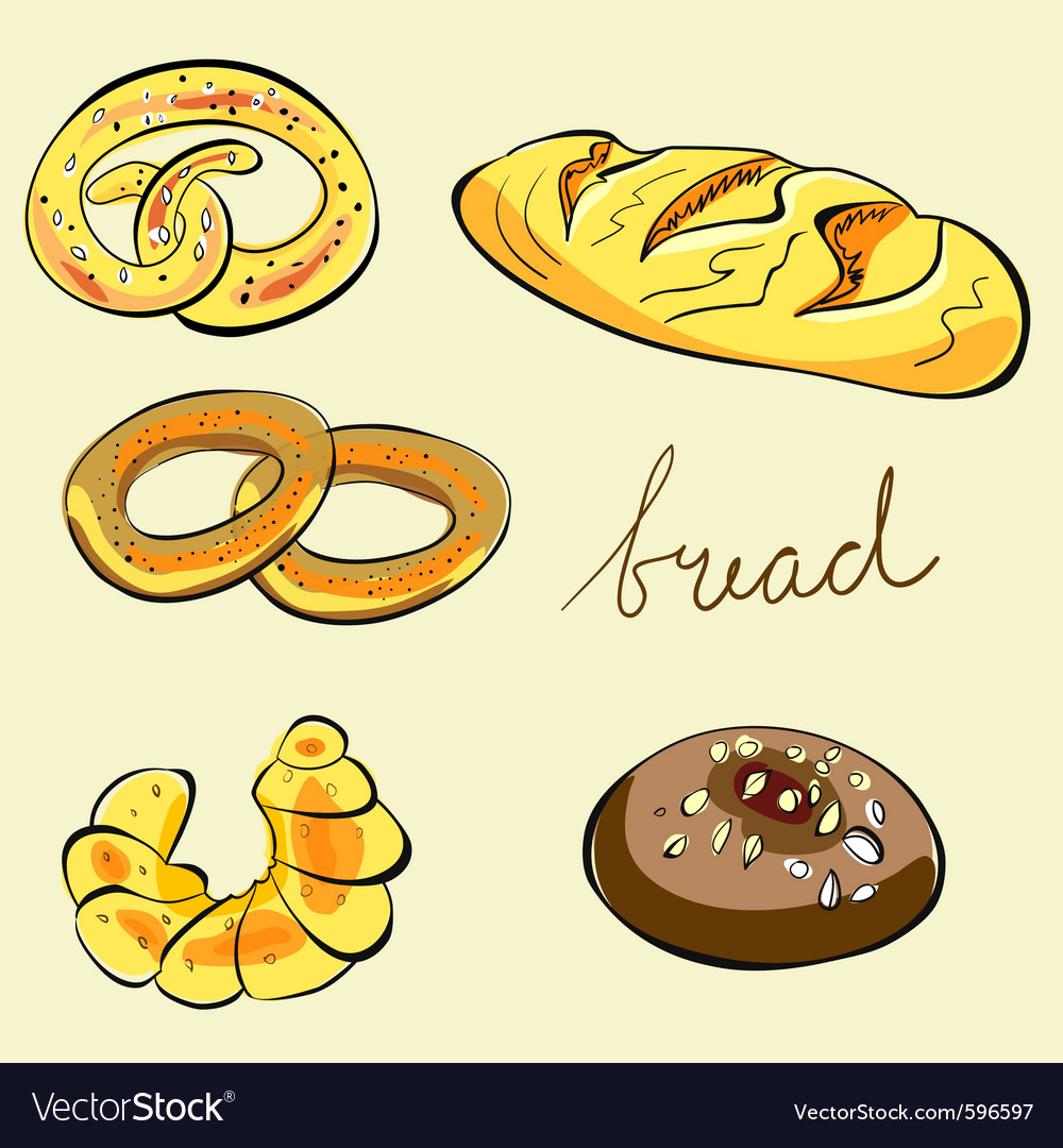 Bread Royalty Free Vector Image - VectorStock