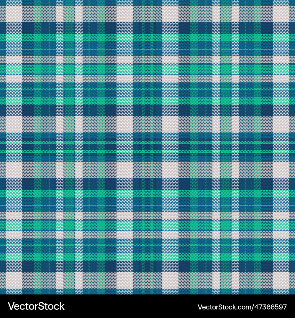 Seamless winter tartan plaid pattern background Vector Image