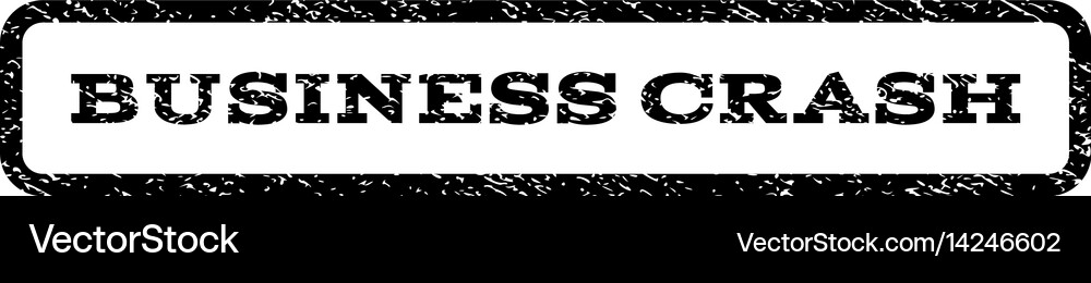 Business crash watermark stamp Royalty Free Vector Image